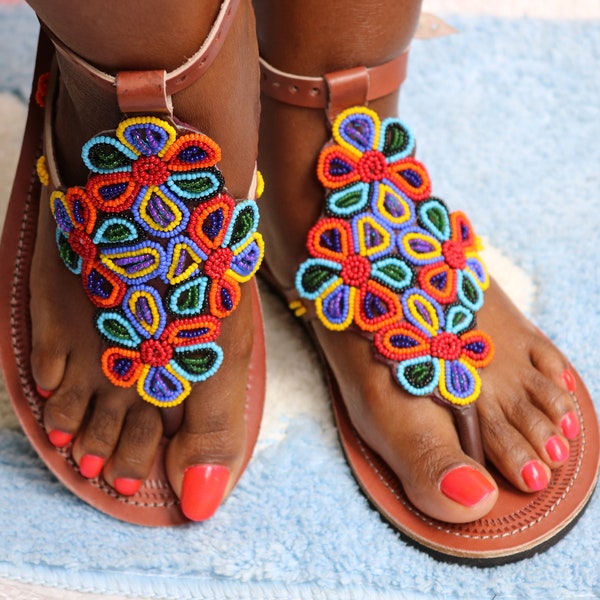 African Sandals - Etsy
