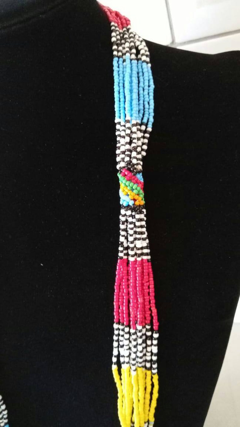 ON SALE African Maasai Beaded Necklace African Jewelry | Etsy