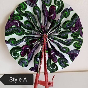ON SALE African Hand Fan , Ankara Wicker Fan, African Wall Decor, Hand ...