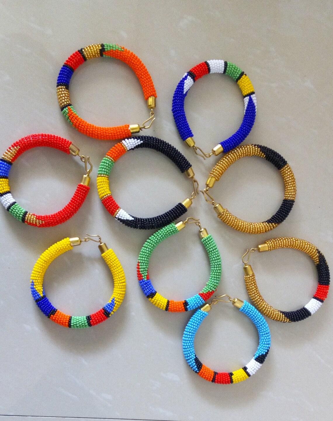 On Sale African Masai Bracelets Zulu Beaded Bracelets Beaded Etsy