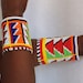 ON SALE Set of 2 African Beaded Handcuff 2 Maasai Bracelet - Etsy