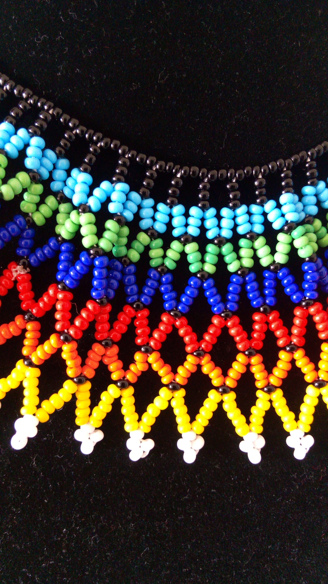 ON SALE African Bib Jewelry African Beaded Necklace Maasai - Etsy