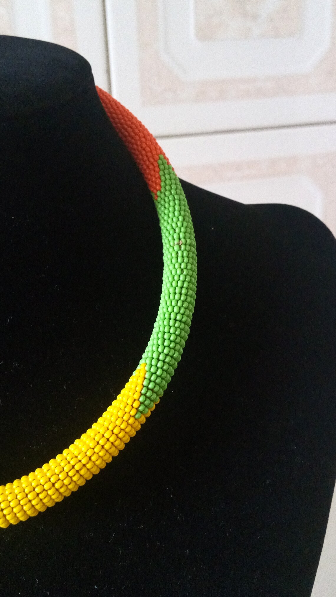 ON SALE African Beaded Necklace African Jewelry Multicolor - Etsy