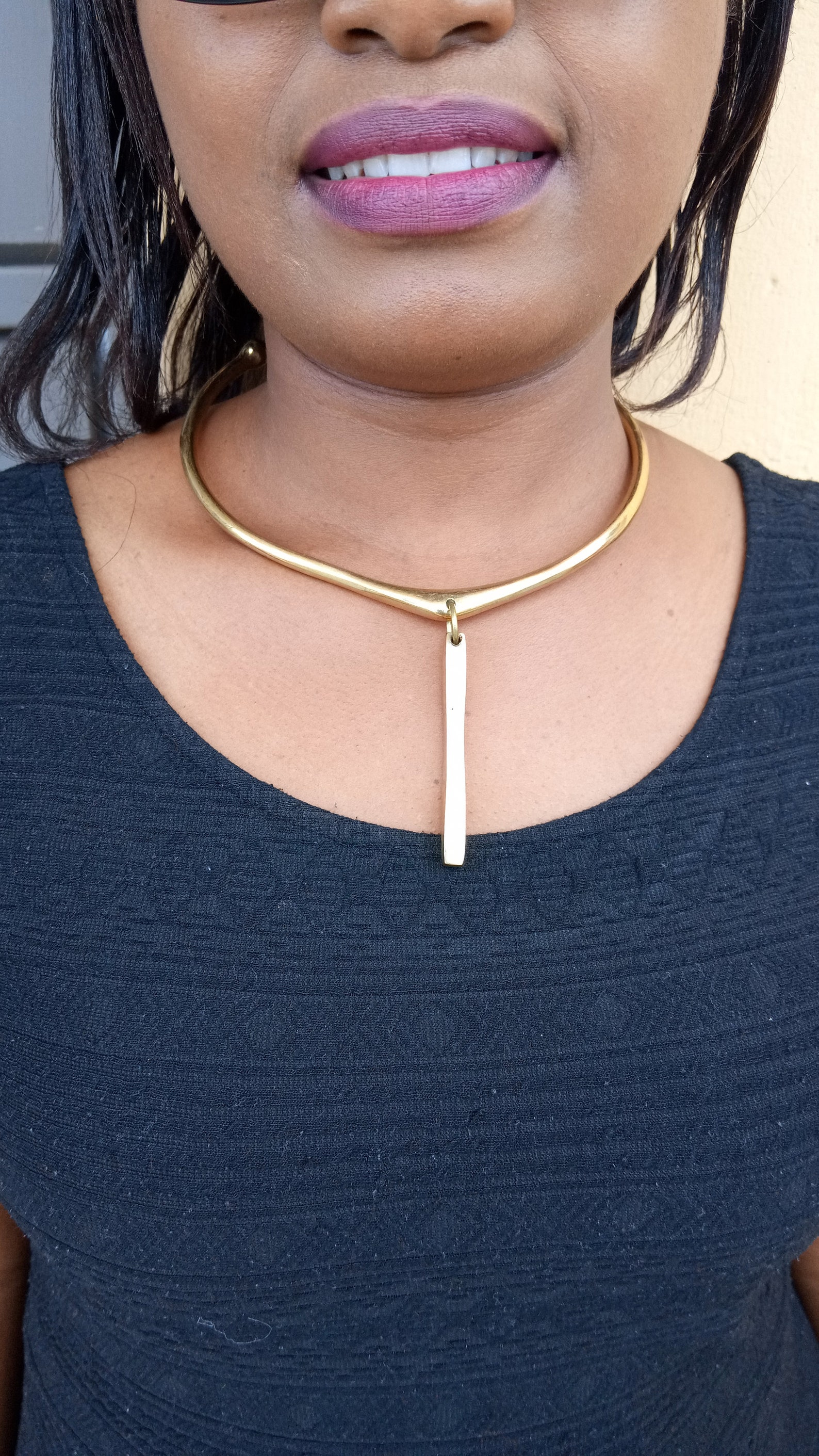 ON SALE Brass Necklace Brass Pendant Brass Jewelry African - Etsy