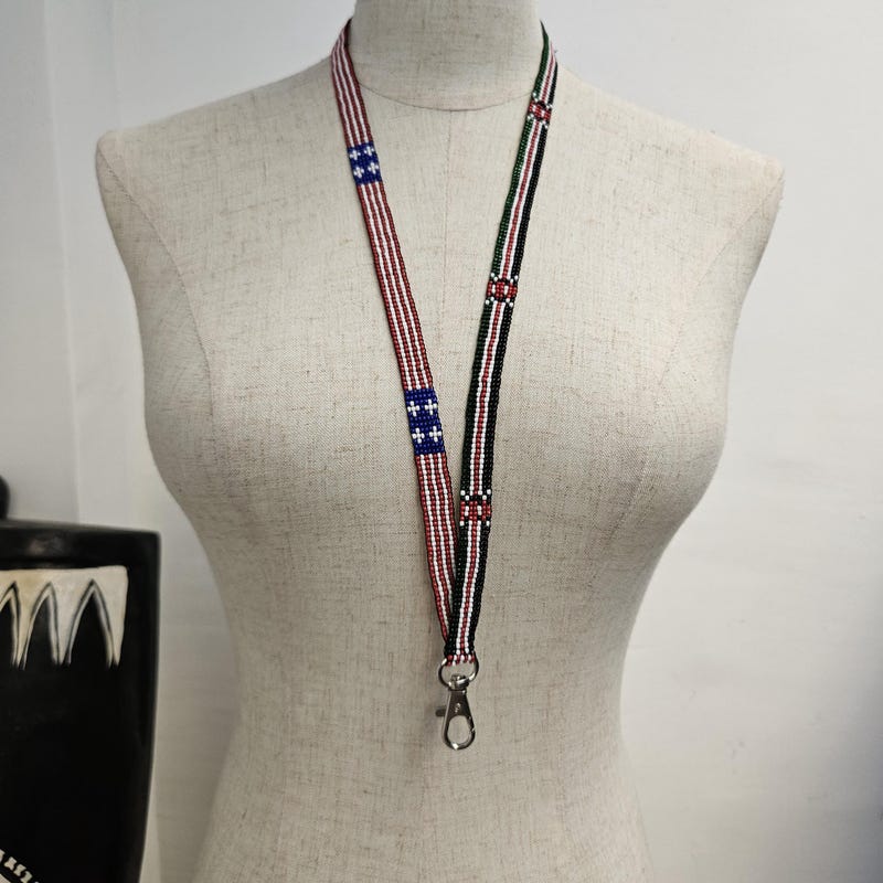 African Flag Lanyard - Etsy