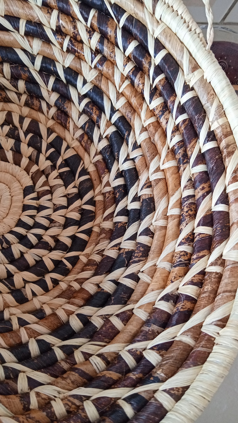 ON SALE African Woven Bowl African Basket Bowl Woven Wall | Etsy