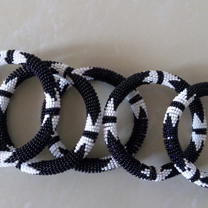 Beaded Bangle - Etsy