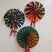 ON SALE African Print Hand Fan , Kente Wicker Fan, African Wall Decor ...