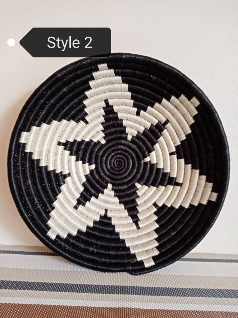 Handwoven Wall Baskets African Sisal Baskets African Basket - Etsy