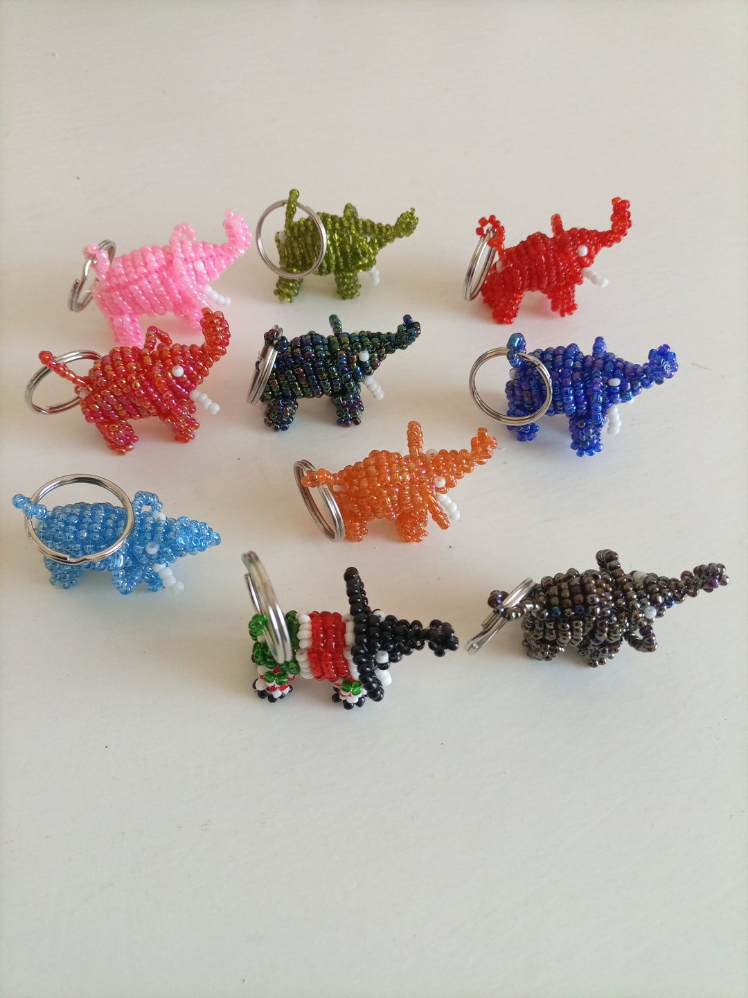 Beaded Keychain, African Beaded Keyholder, Beaded Lanyards, Handmade ...