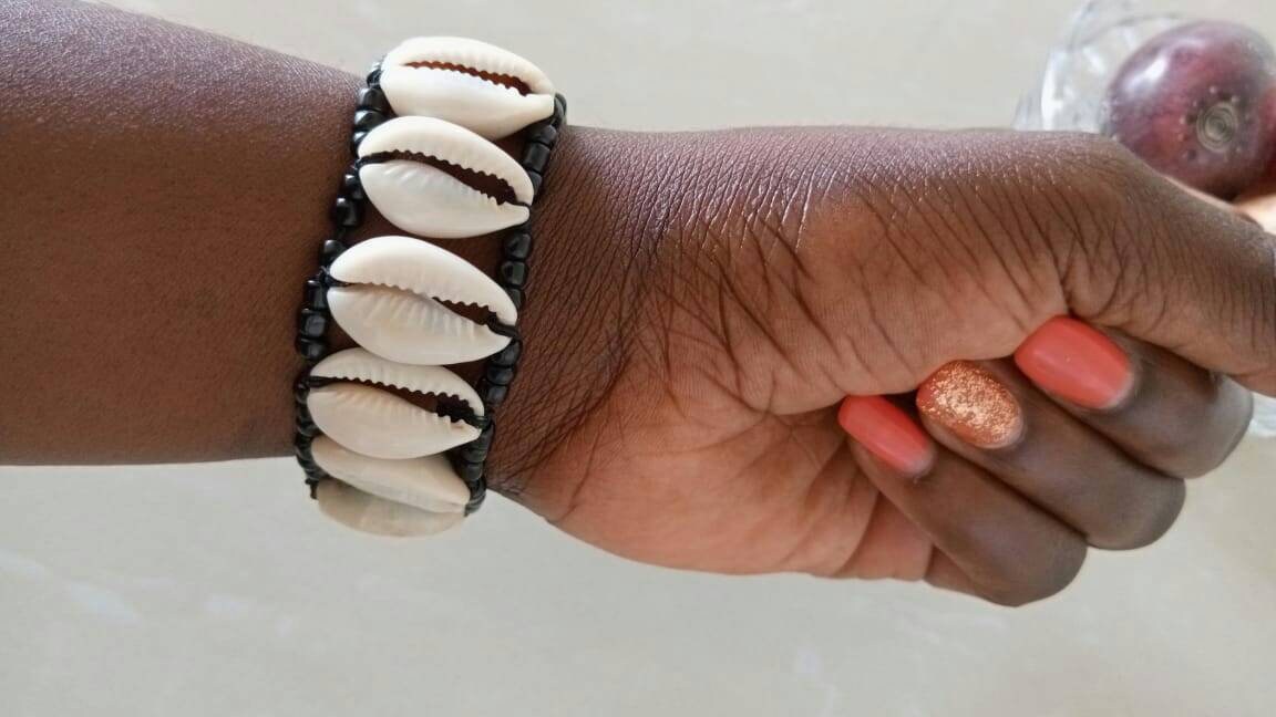 ON SALE Cowry Shell Bracelet Sea Shell Bracelet Cowrie Shell | Etsy