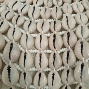 African Shell Necklace, Handmade Cowrie Necklace, Natural Shell Jewelry ...