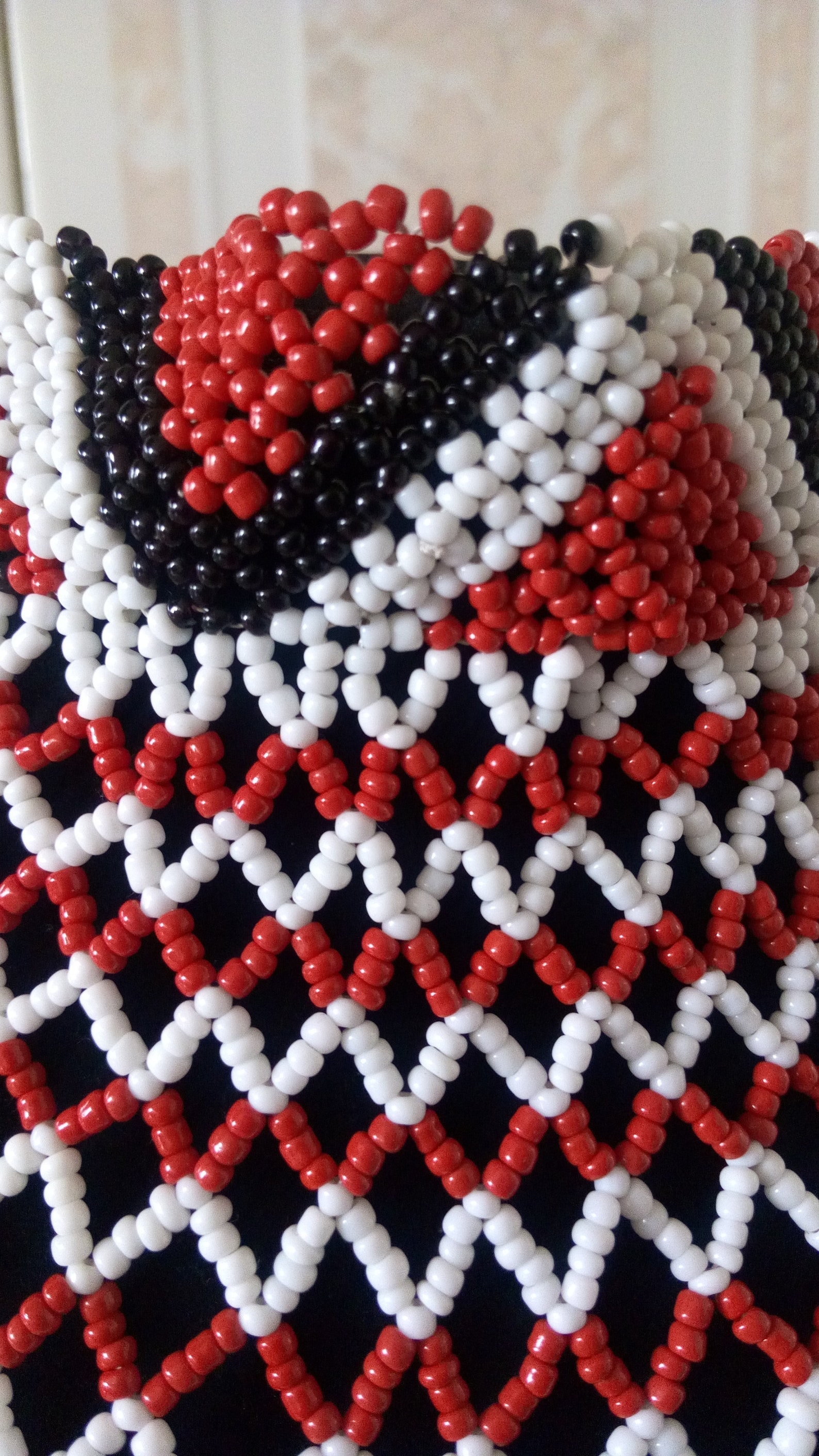 ON SALE African Bib Necklace Dainty Beaded Necklace Women - Etsy