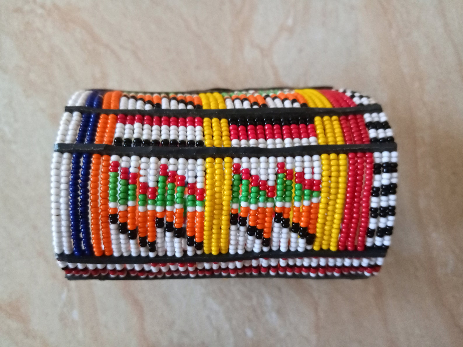 ON SALE African Handcuff Beaded Bracelet Maasai Bracelet - Etsy