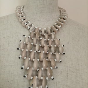 Small African Shell Necklace, Handmade Cowrie Necklace, Natural Shell ...