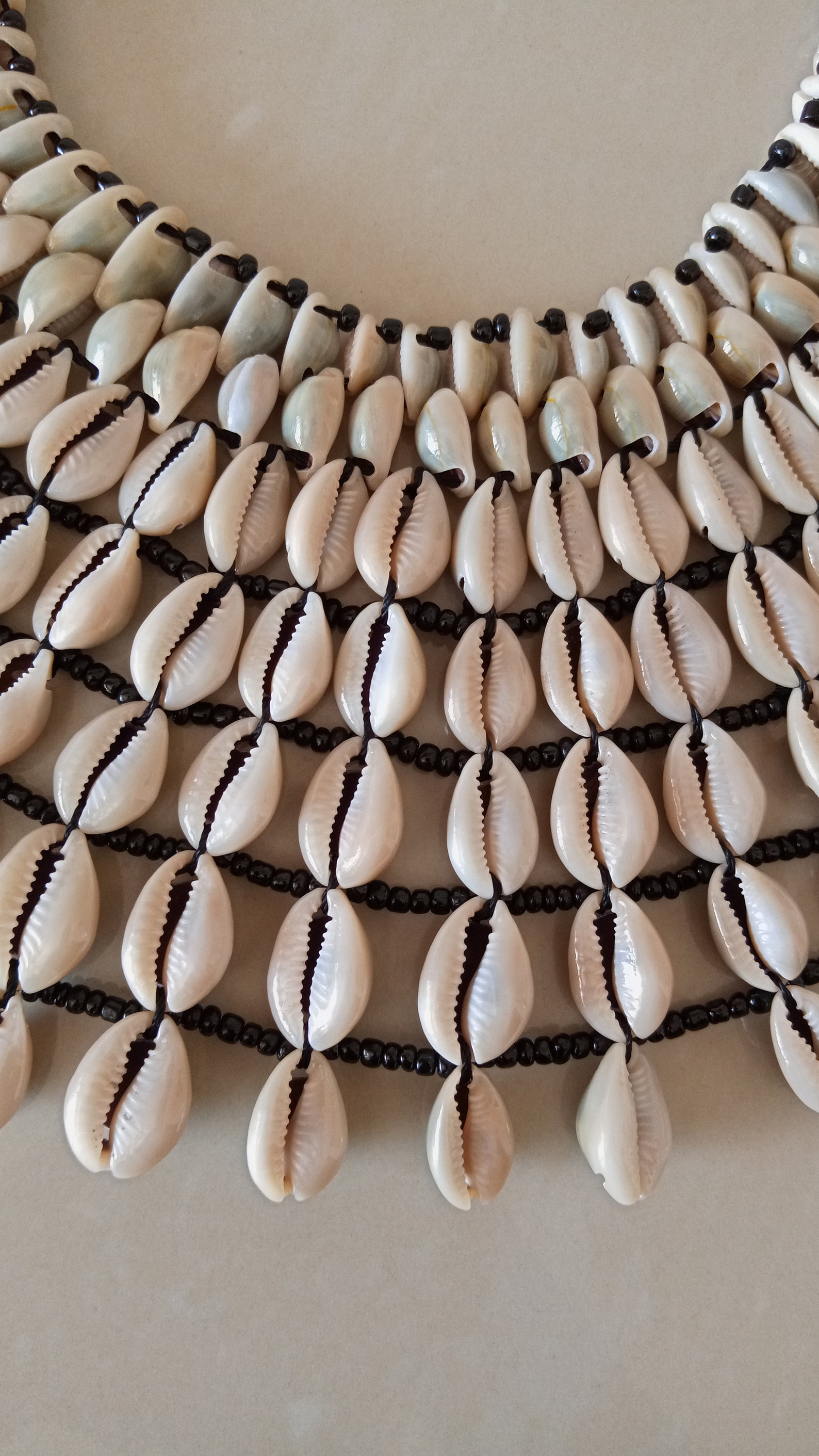 ON SALE Sea Shell Necklace Cowrie Shell Necklace Natural - Etsy