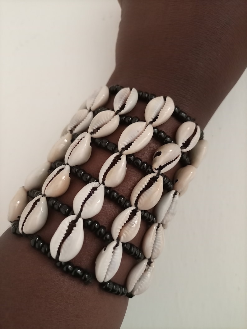 African Cowry Shell Bracelet Sea Shell Bracelet Cowrie - Etsy