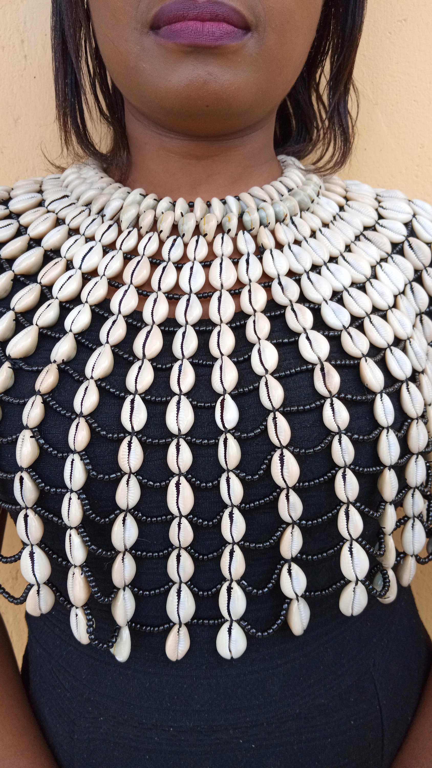 ON SALE Sea Shell Necklace Cowrie Shell Necklace Natural - Etsy