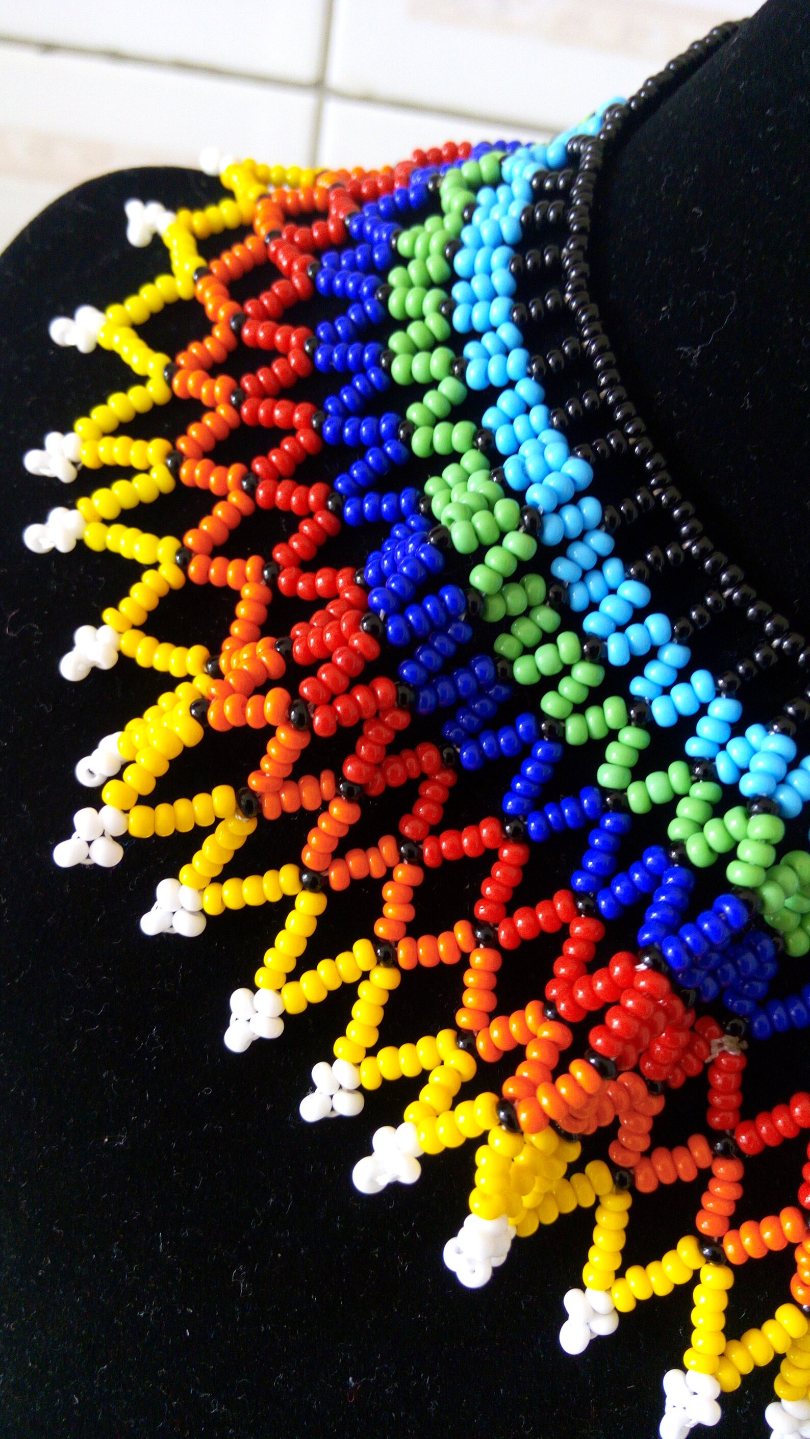 ON SALE African Bib Jewelry African Beaded Necklace Maasai - Etsy