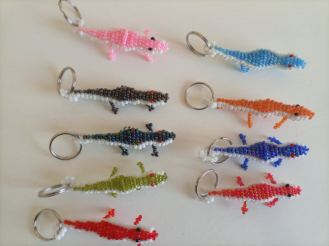 Beaded Keychain, African Beaded Keyholder, Beaded Lanyards, Handmade ...