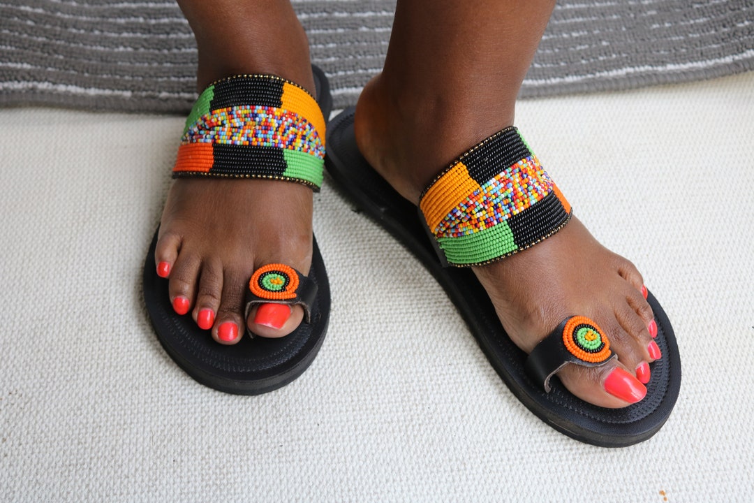ON SALE Handmade Sandals, African Leather Sandals, Women Shoes ...