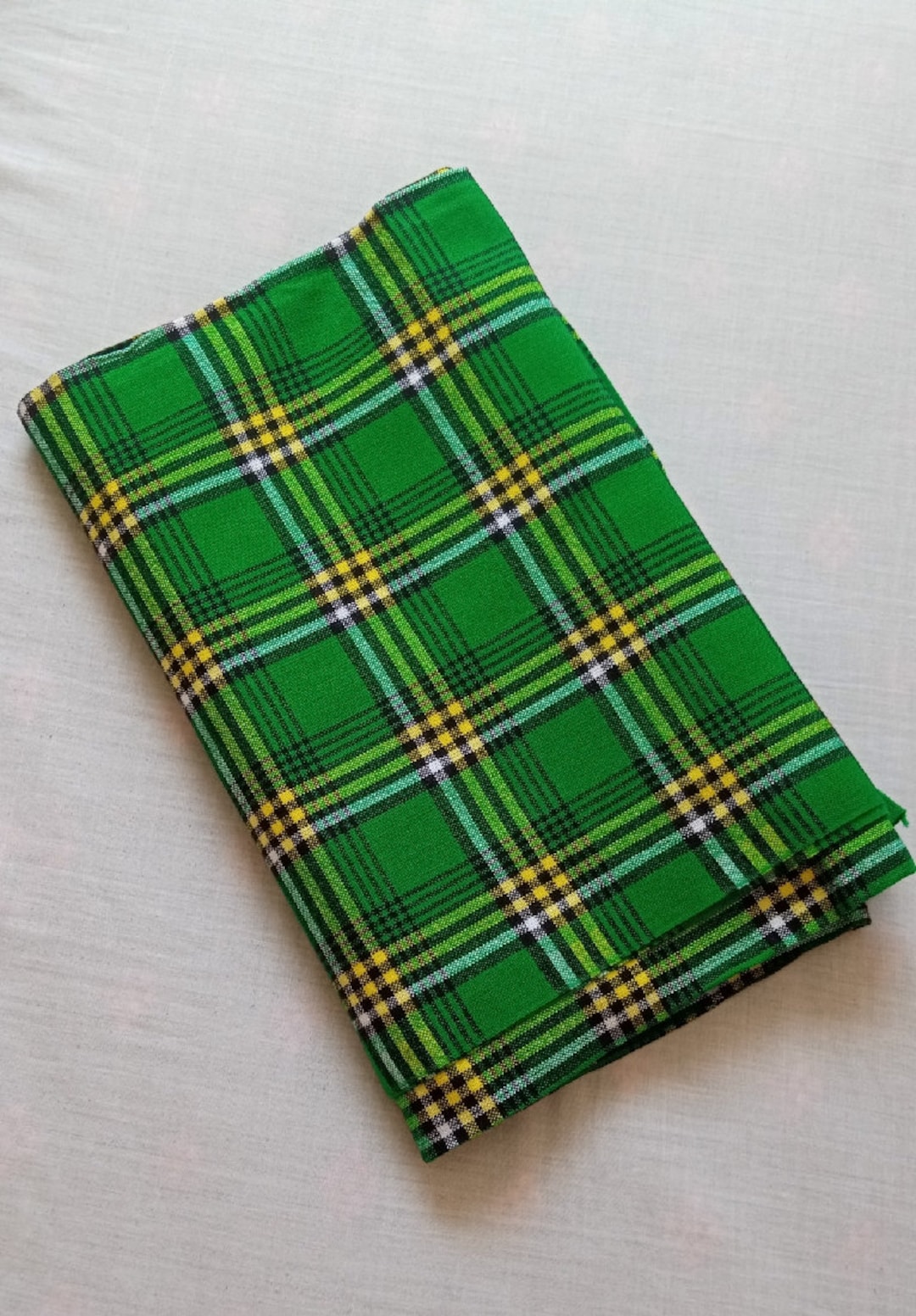 ON SALE Green African Throw, Masai Wrap Shuka, Masai Fabric, Kenyan ...