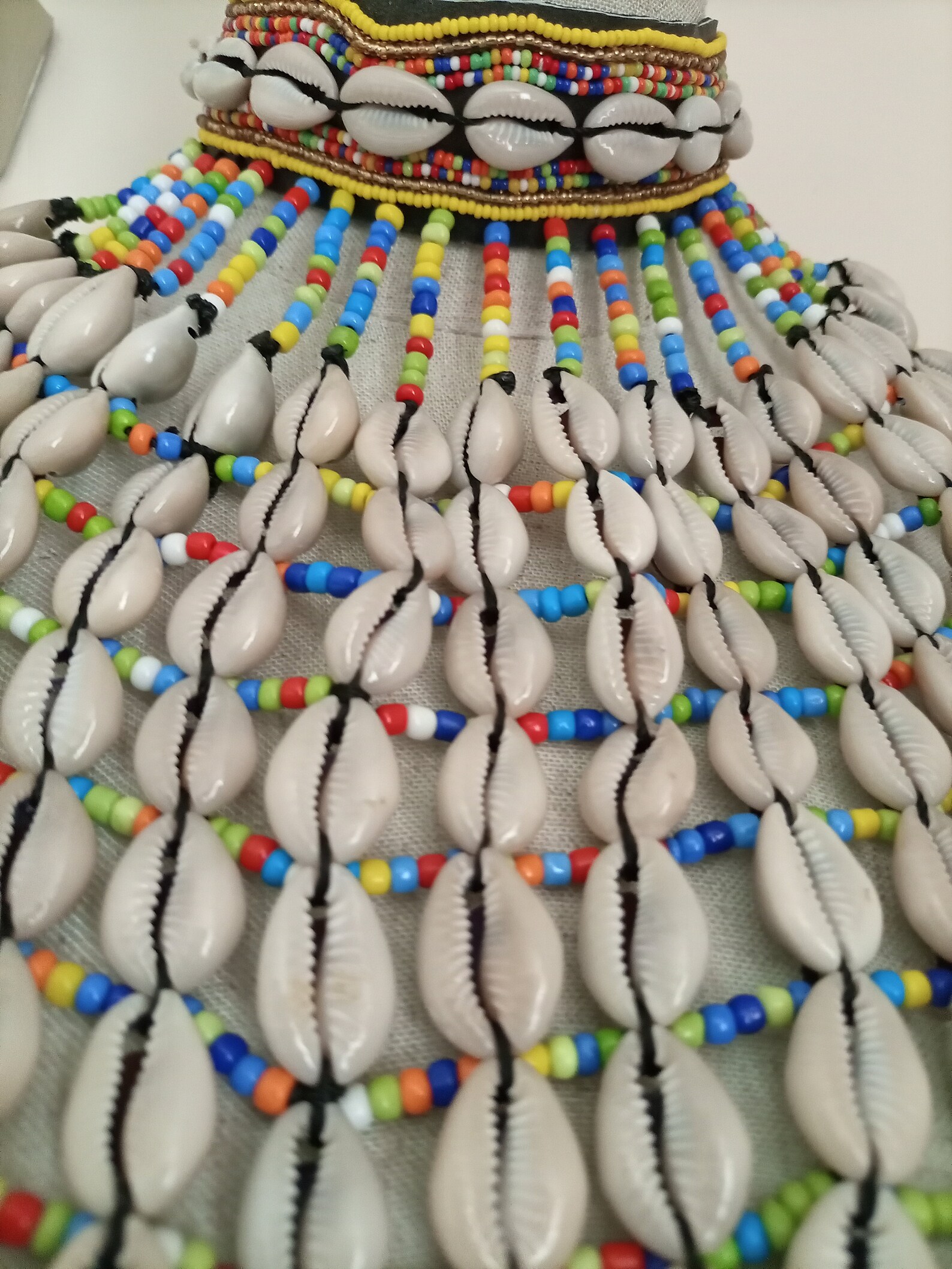 African Shell Necklace Handmade Cowrie Necklace Natural - Etsy