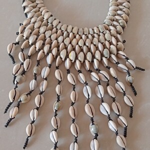 ON SALE Cowrie Seashell Necklace, Cowrie Necklace, Cowrie Shell Jewelry ...