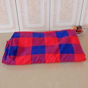 ON SALE African Fabric Masai Shuka, Maasai Fabric Print, African Print ...