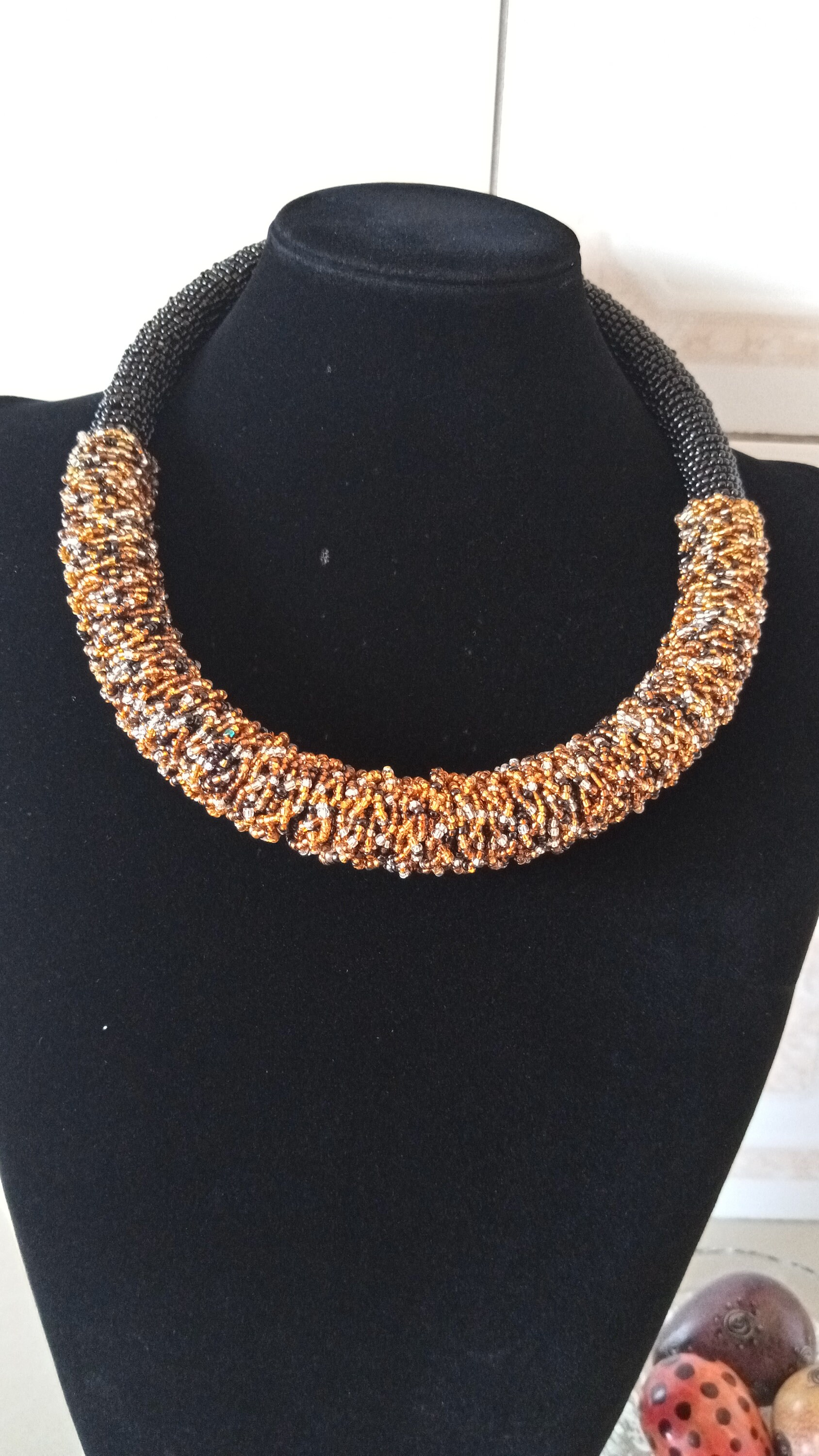 ON SALE Black African Handmade Necklace African Beaded | Etsy