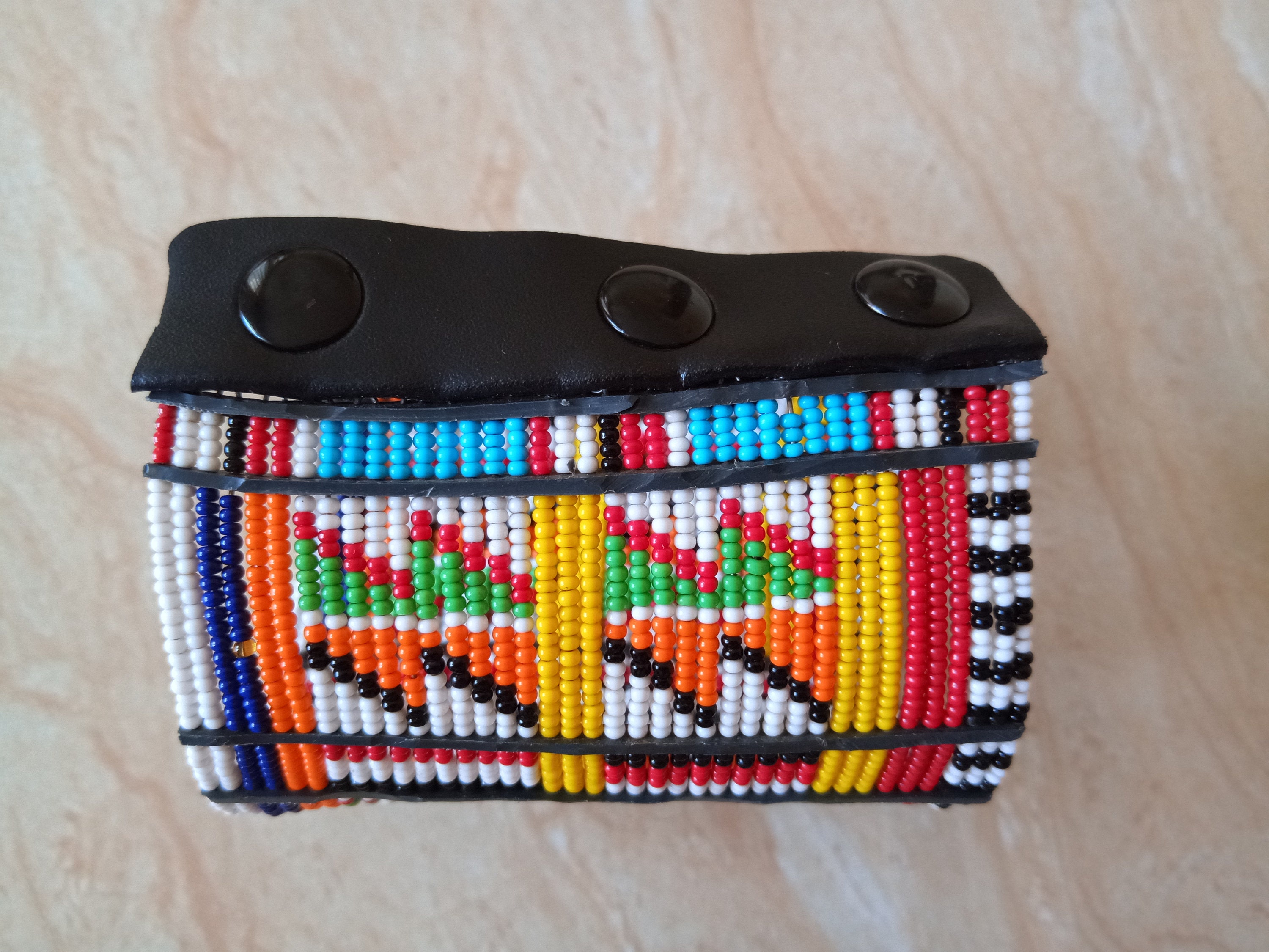 ON SALE African Handcuff Beaded Bracelet Maasai Bracelet - Etsy