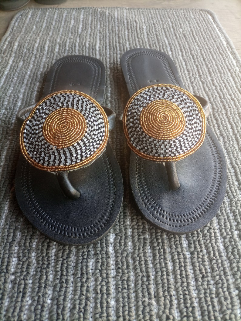 African Sandals Handmade Sandals Summer Shoes Gift for Her - Etsy