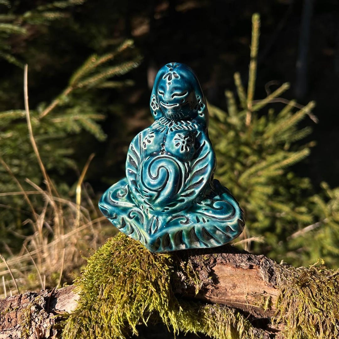 Deep Ocean MA - Pregnant Woman Statue - Mother Goddess Figurine ...