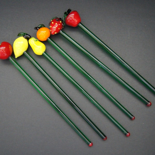Glass Stir Sticks - Etsy