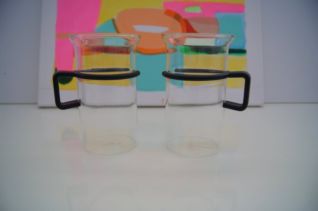 Vintage Bodum Glass Cafe Cups - Bodum Drinkware- Bodum Espresso Glass ...