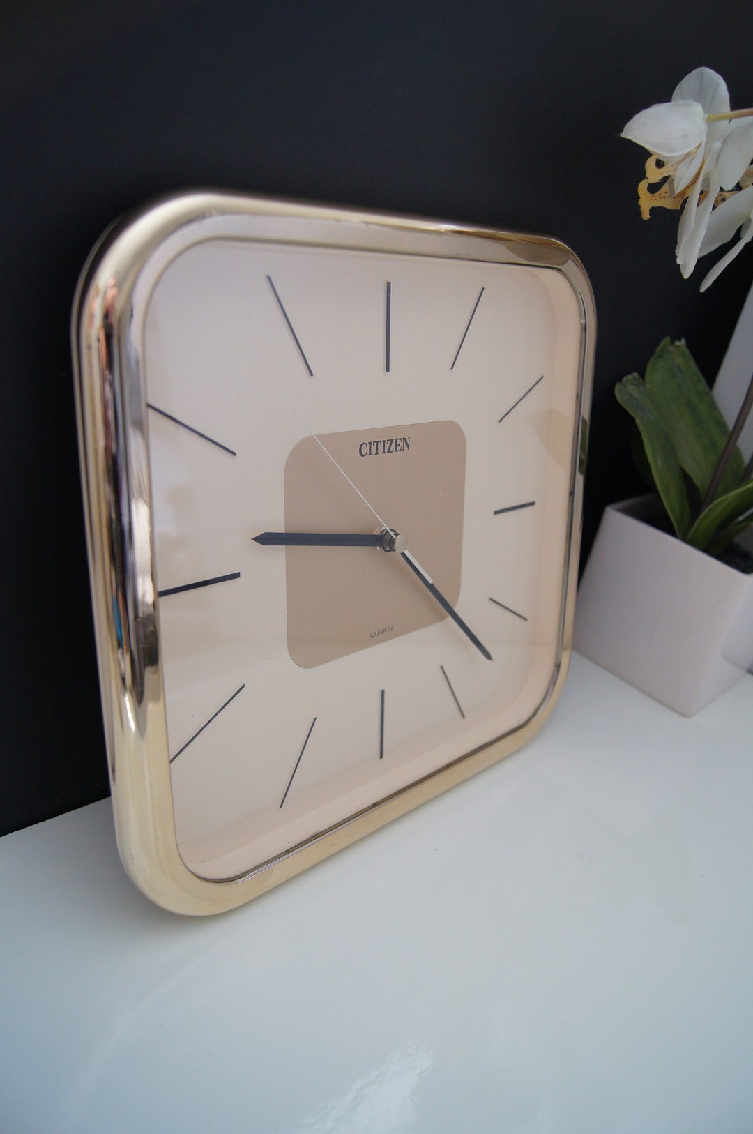 Vintage Citizen Watch CO LTD Wall Clock Ciizen Watch Wall Clock Citizen ...
