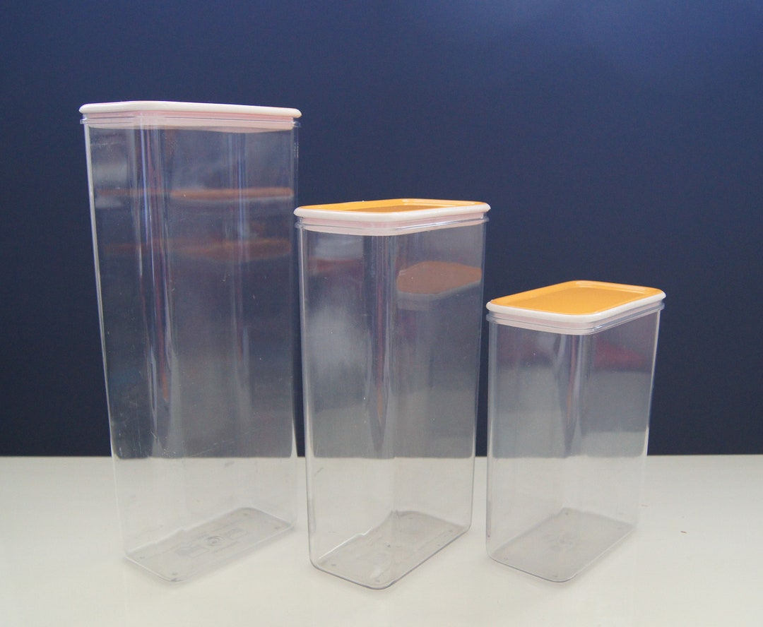 Vintage Rosti Mepal Made in Holland Dried Food Storage Containers Three ...