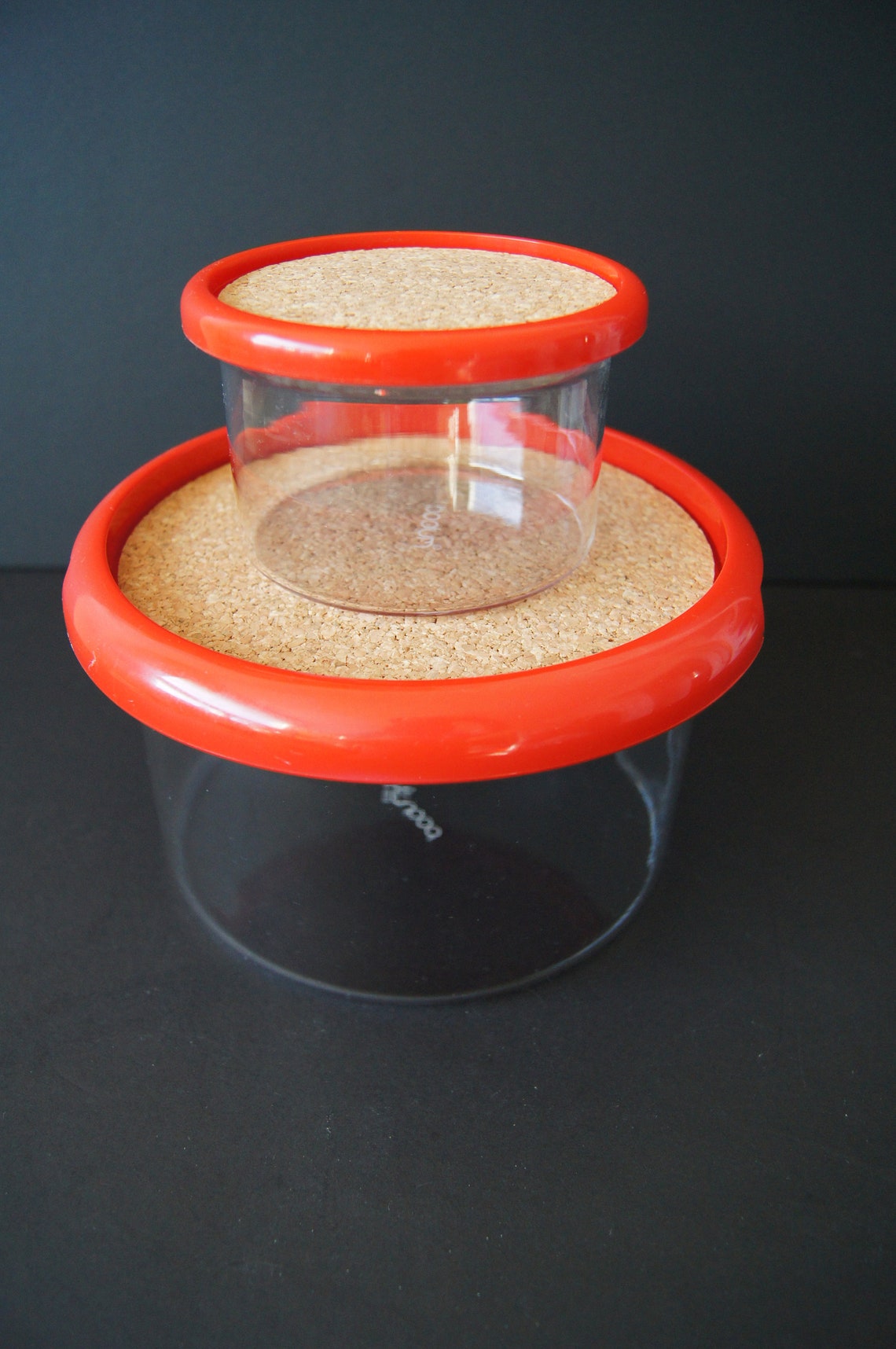 Vintage Bodum Glass Plastic Cork-bodum Glassware Plastic | Etsy