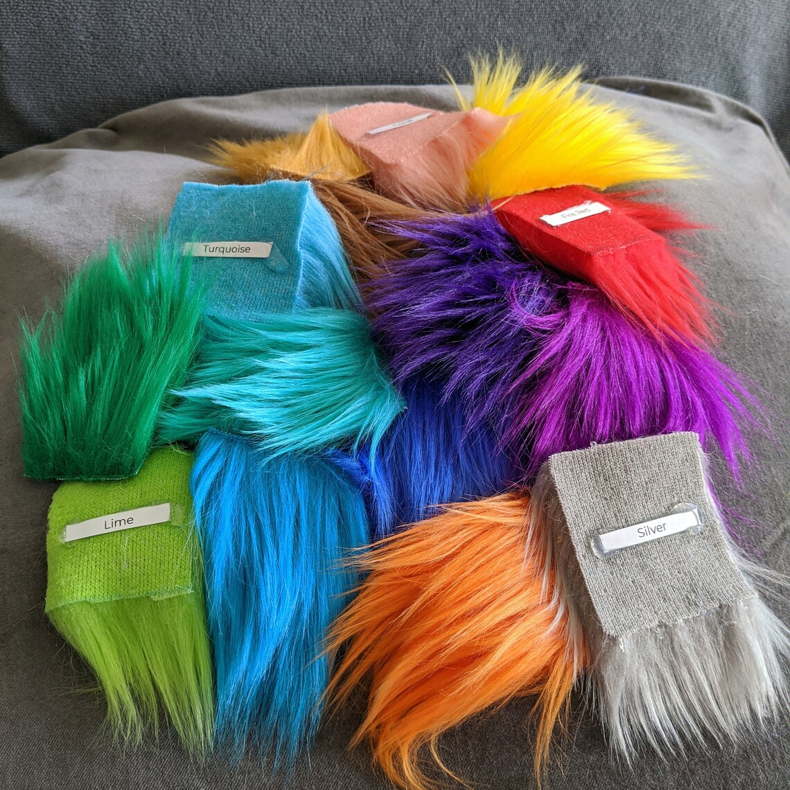 Fur Color Samples Choose from 60 colors | Etsy