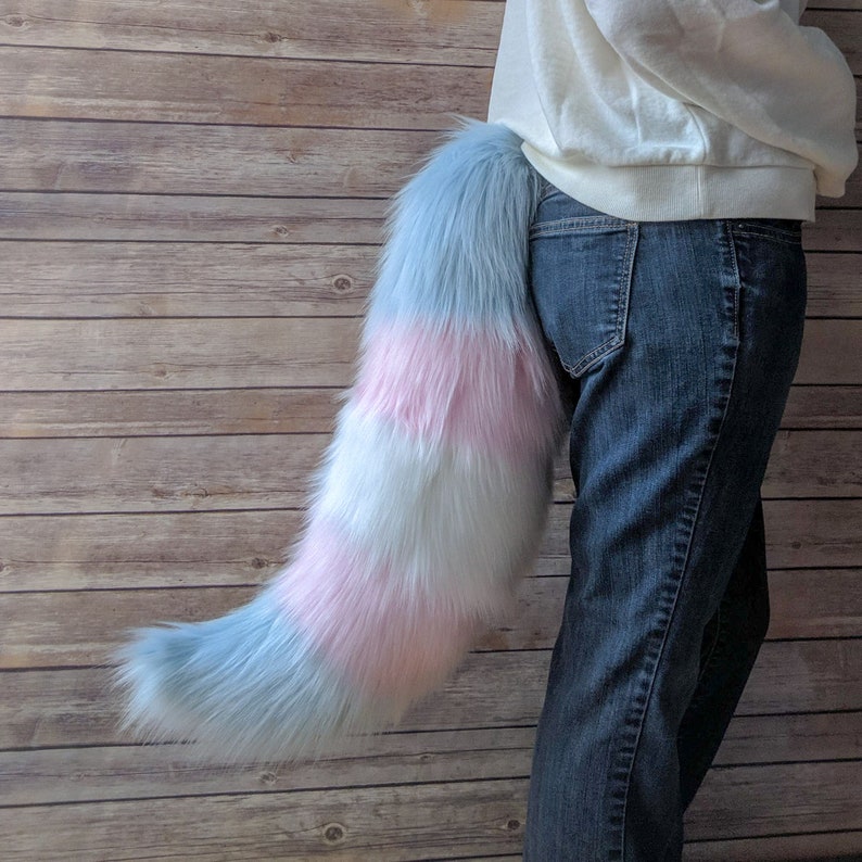 Pride Flag Tail Trans Pride | Etsy