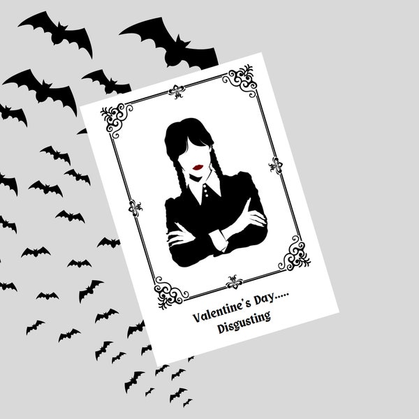 Wednesday Addams Cake Topper Printable - Etsy