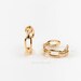 NEW! Double Layered Plain Ear Cuff, Gold Cuff, Non Pierced Cuff, Conch ...