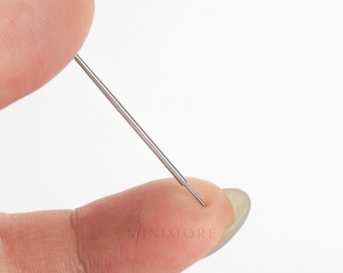 316L Surgical Steel Push Pin Replacement Flat Backing, Flat Back ...