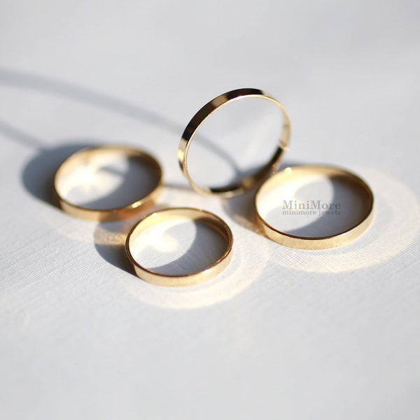 Plain Gold Ring - Etsy