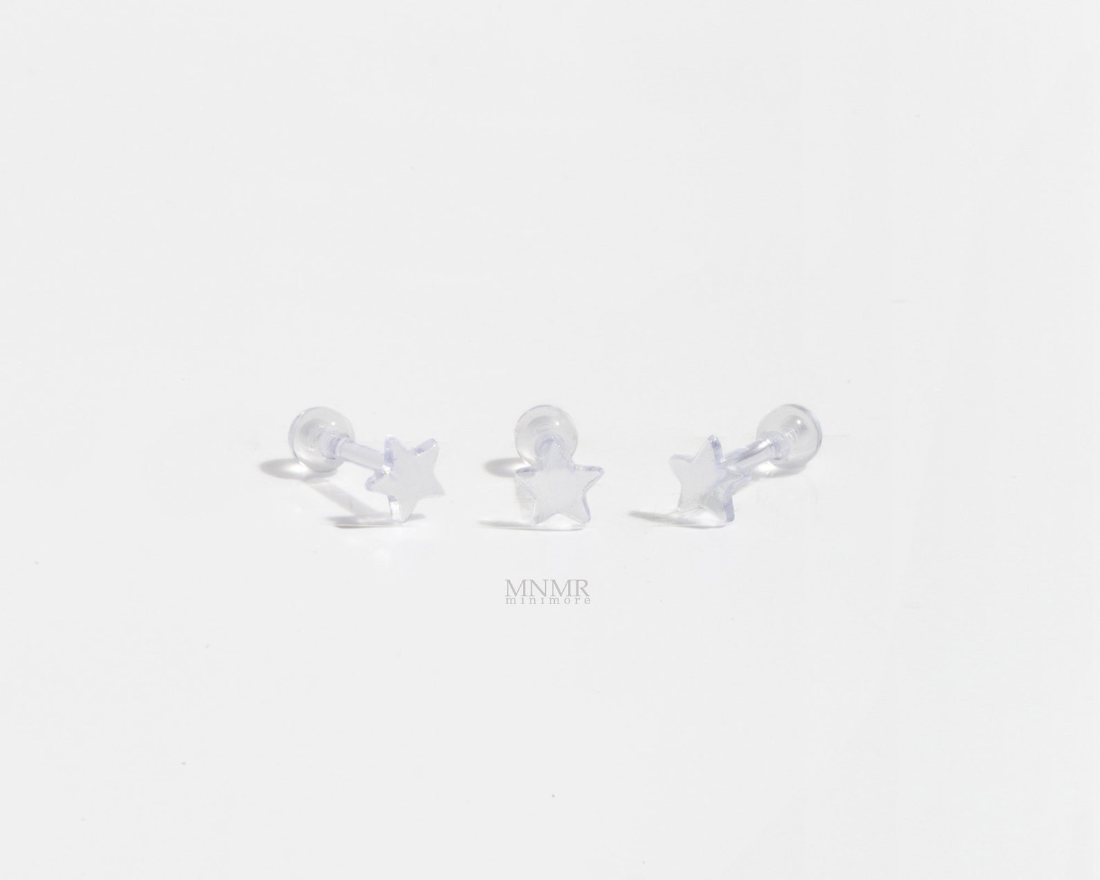Hypoallergenic Clear Barbell, Clear Jelly Piercing, Cartilage Earring ...