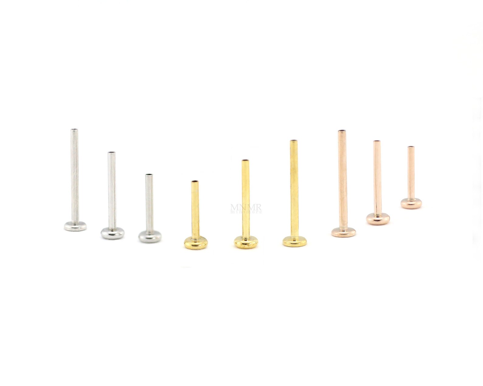 316L Surgical Steel Push Pin Replacement Flat Backing Flat - Etsy