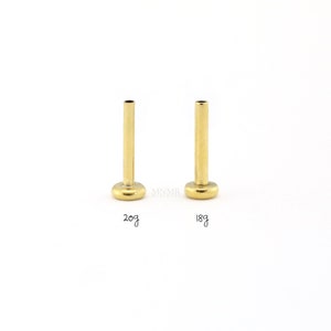 316L Surgical Steel Push Pin Replacement Flat Backing Flat - Etsy