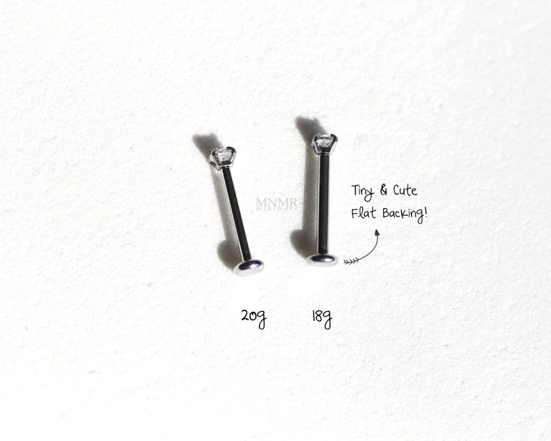 316L Surgical Steel Push Pin Replacement Flat Backing Flat - Etsy