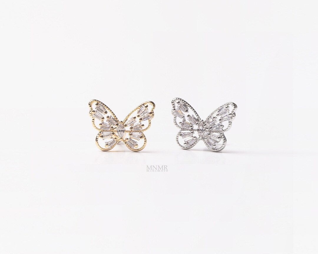 NEW Sparkly Butterfly Earring Tragus Tarring Dainty - Etsy