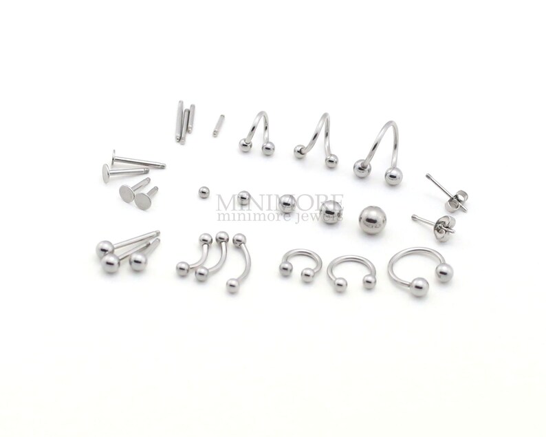 Super Tiny Crown CZ Piercing Dainty Earring Tiny Cartilage - Etsy